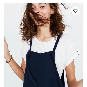 Madewell | Pants & Jumpsuits | Texture And Thread Tie Strap Overalls ...